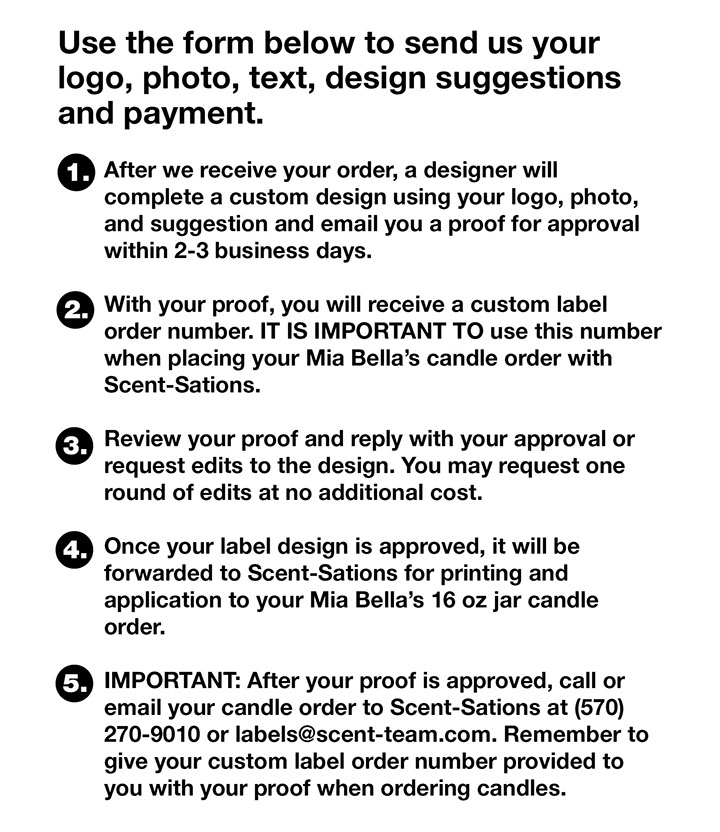 We Design Custom Label